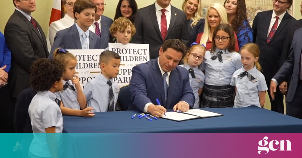 Florida governor signs ‘Don’t Say Gay’ bill into law • GCN