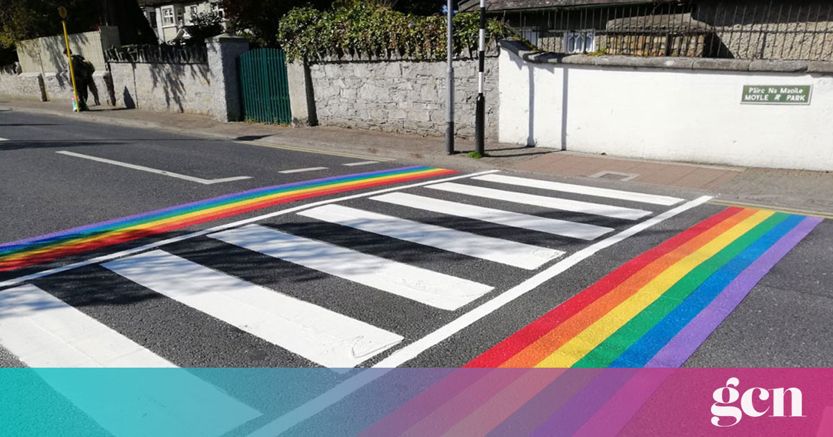 Clondalkin becomes home to South Dublin's first rainbow crossing • GCN