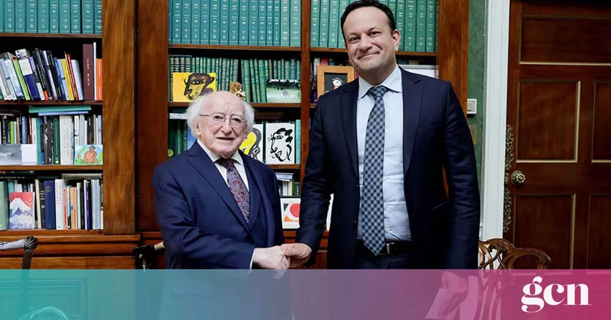 Leo Varadkar officially resigns as Simon Harris is nominated Taoiseach ...