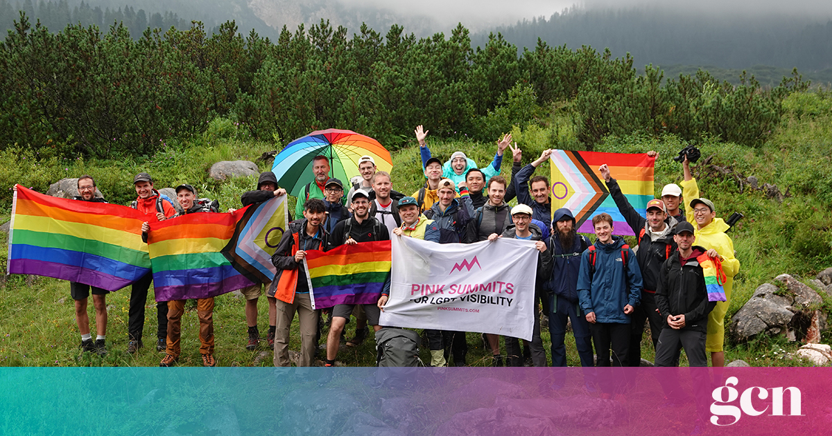 How these queer mountaineers celebrated Pride in the Alps • GCN