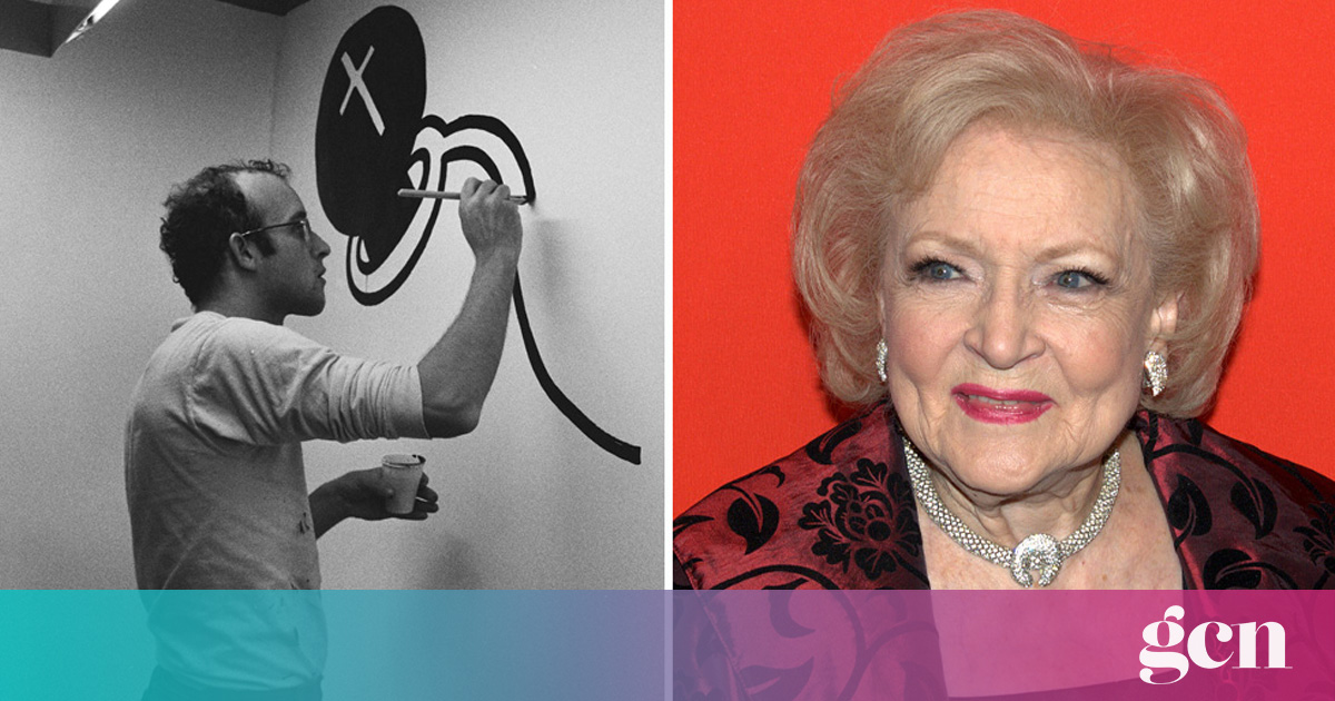 Queer icons Keith Haring and Betty White commemorated with special ...