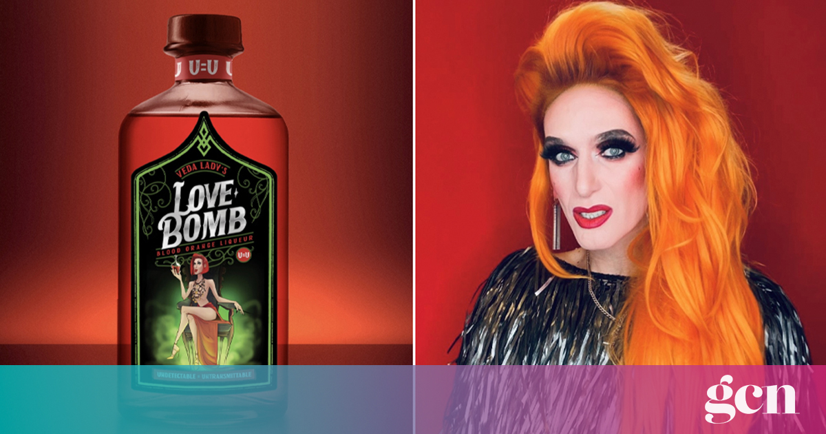Drag artist and HIV activist Veda Lady releases special U=U liqueur • GCN