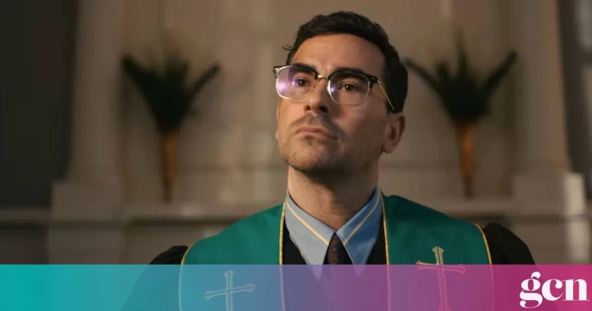 Watch: Dan Levy stars as a gay pastor in hilarious trailer for new ...